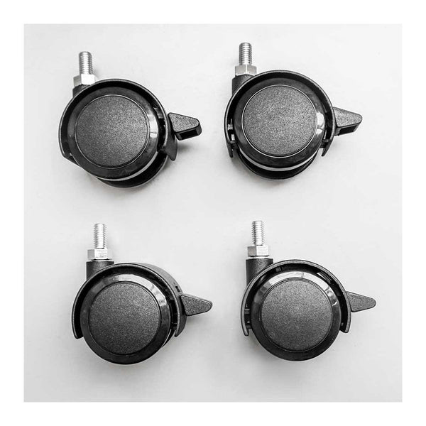 Set of 4 Casters for Titan Height Adjustable Bases | Duckys Office ...